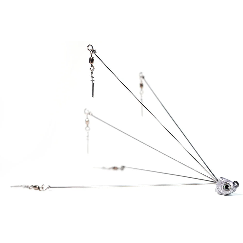 Warbaits 5 Arm Alabama Rig 1/2oz – CharkBait!