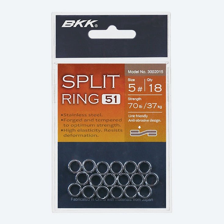 BKK Stainless Steel Split Rings – CharkBait!