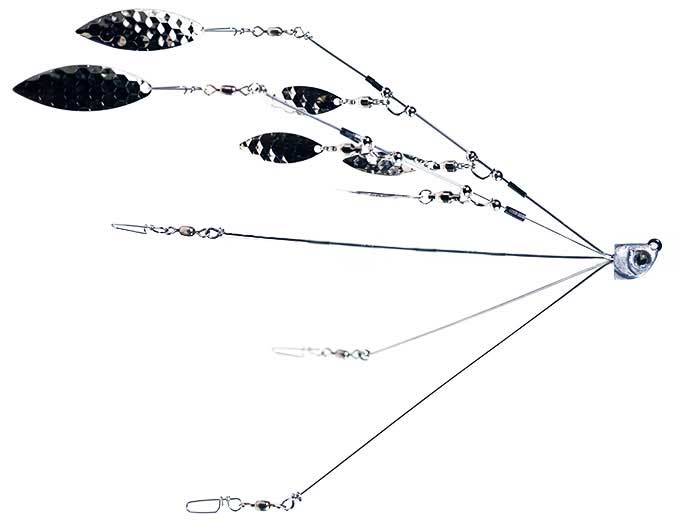 Warbaits Premium 5 Arm Alabama Rig – CharkBait!