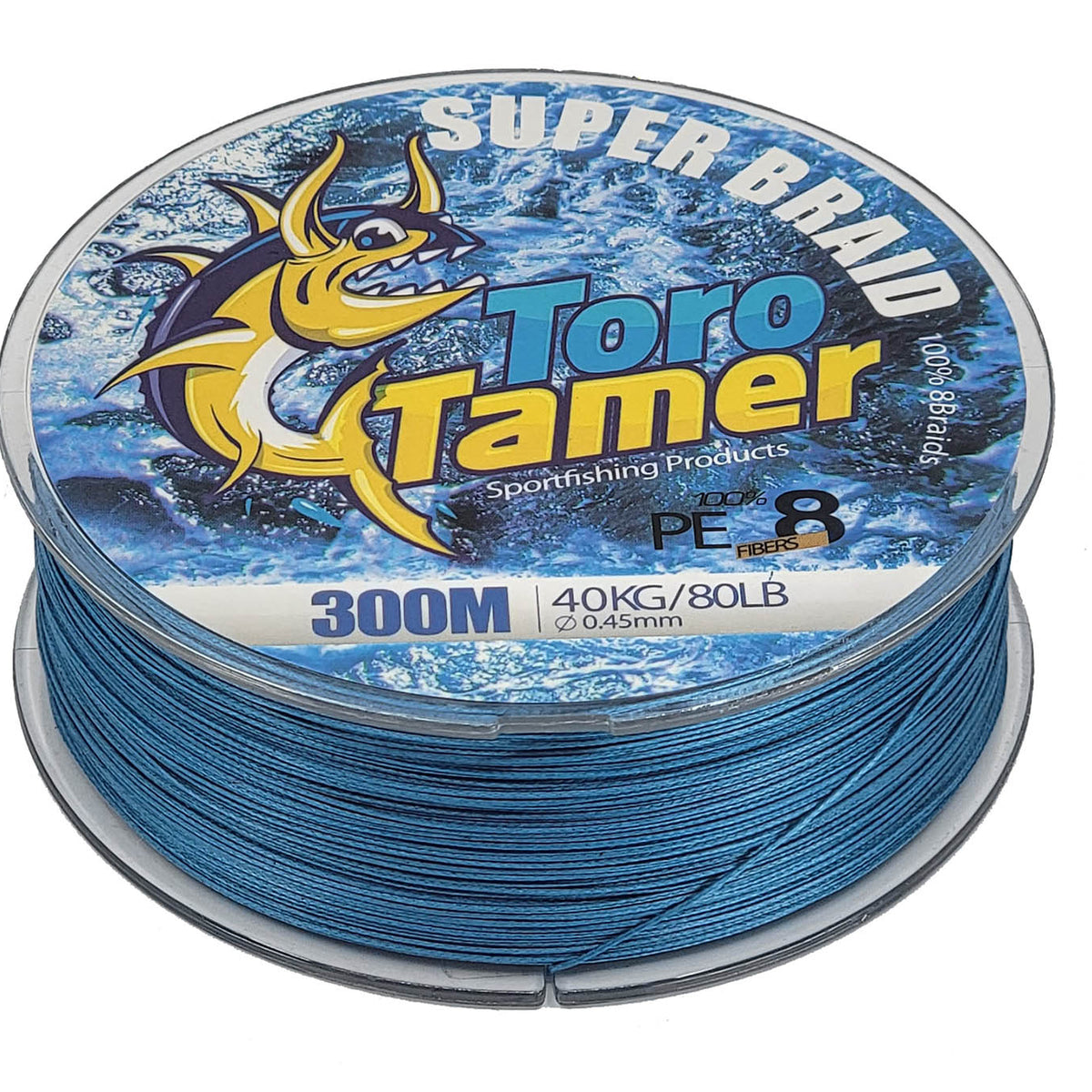 Toro Tamer 8 Strand Solid Braid 300M – CharkBait!