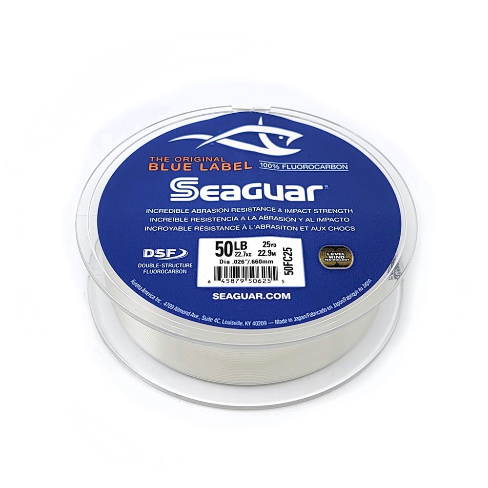 Seaguar Blue Label Fluorocarbon 25yd Spools – CharkBait!